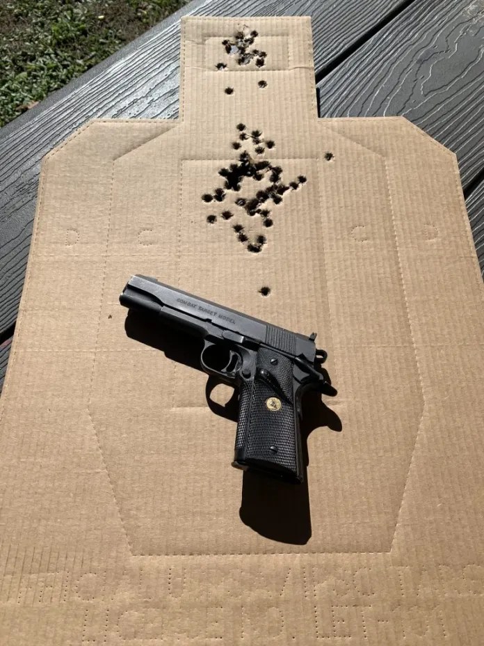 Colt Combat Target Model M1911 – Scattered Shots