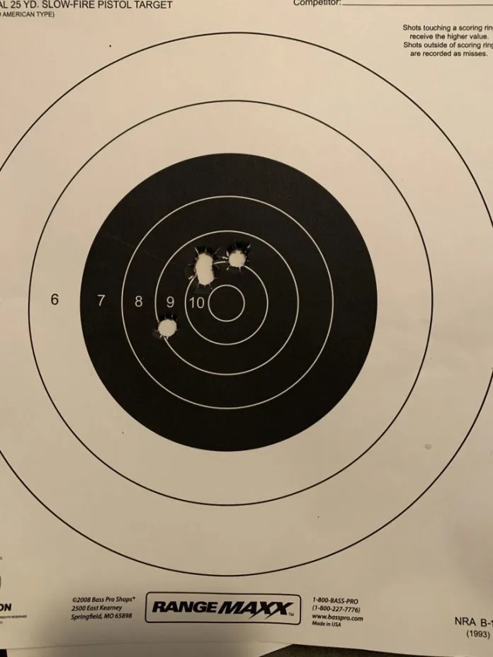 Colt Combat Target Model M1911 – Scattered Shots