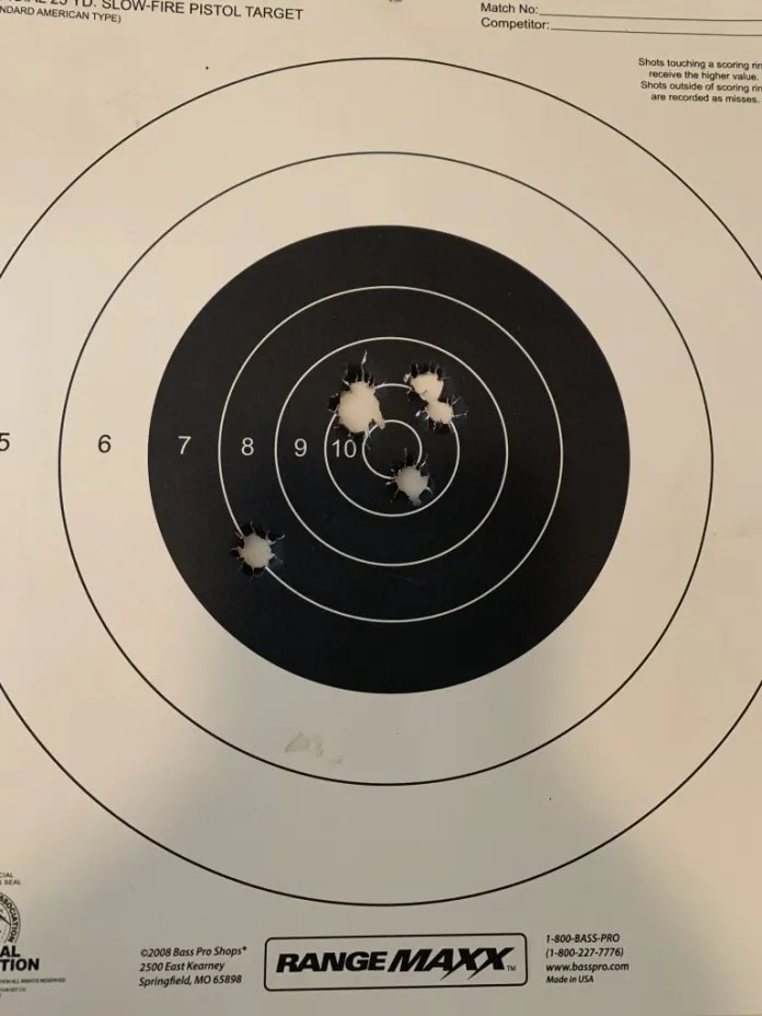 Colt Combat Target Model M1911 – Scattered Shots