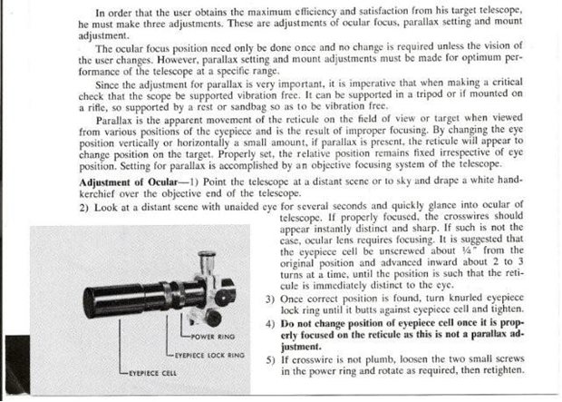 Unertl 20x Target RifleScope – Scattered Shots