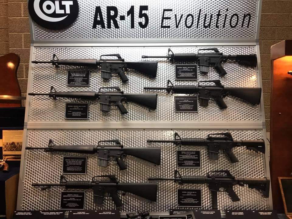Colt AR-15 Evolution Display – Scattered Shots