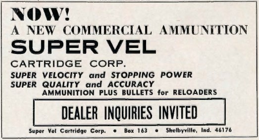 Vintage Super Vel Ammunition Ads – Scattered Shots