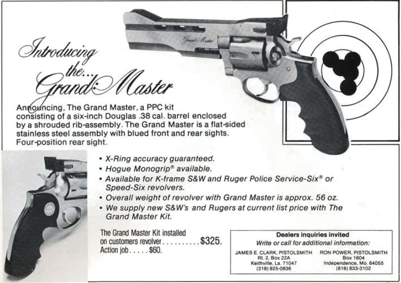Clark “Grand Master” PPC Revolver – Scattered Shots
