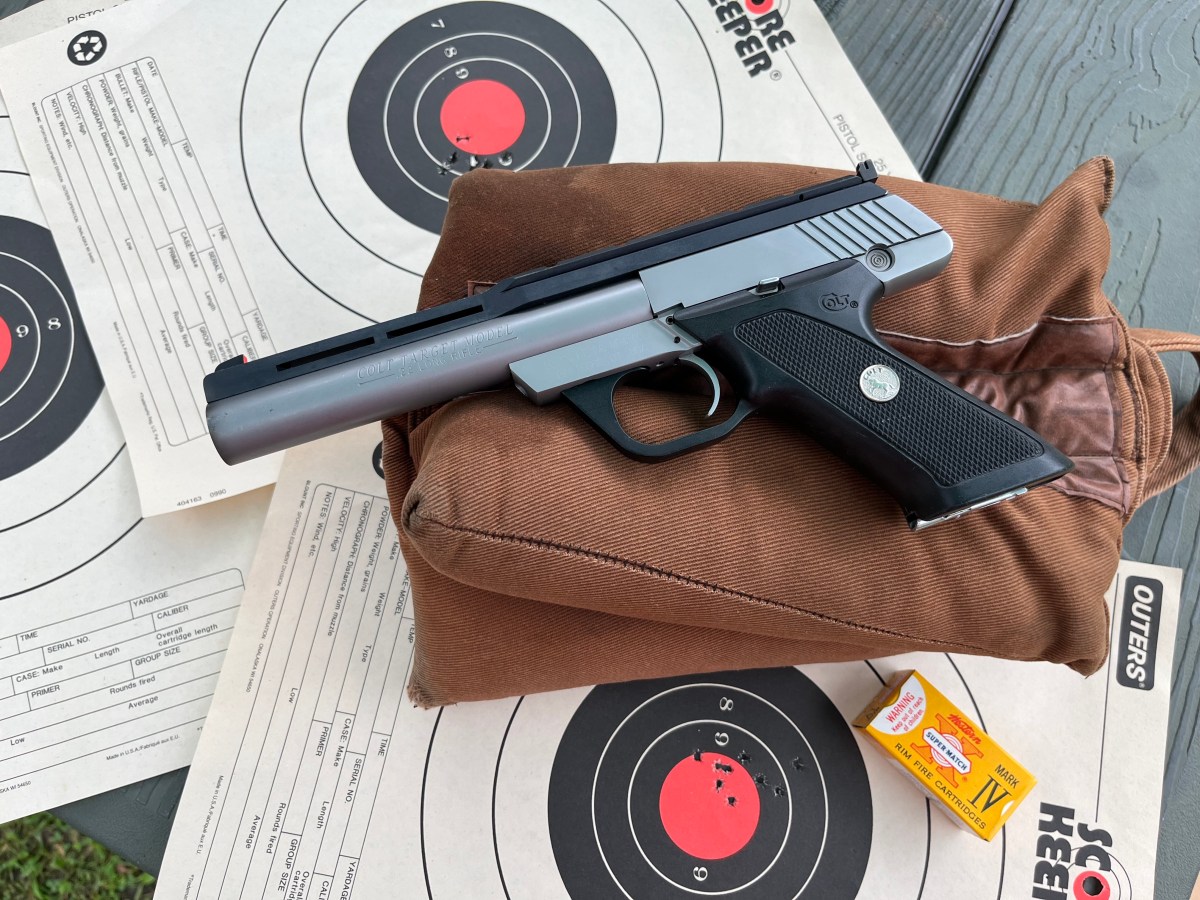 Colt Target Model .22 LR Pistol – Scattered Shots