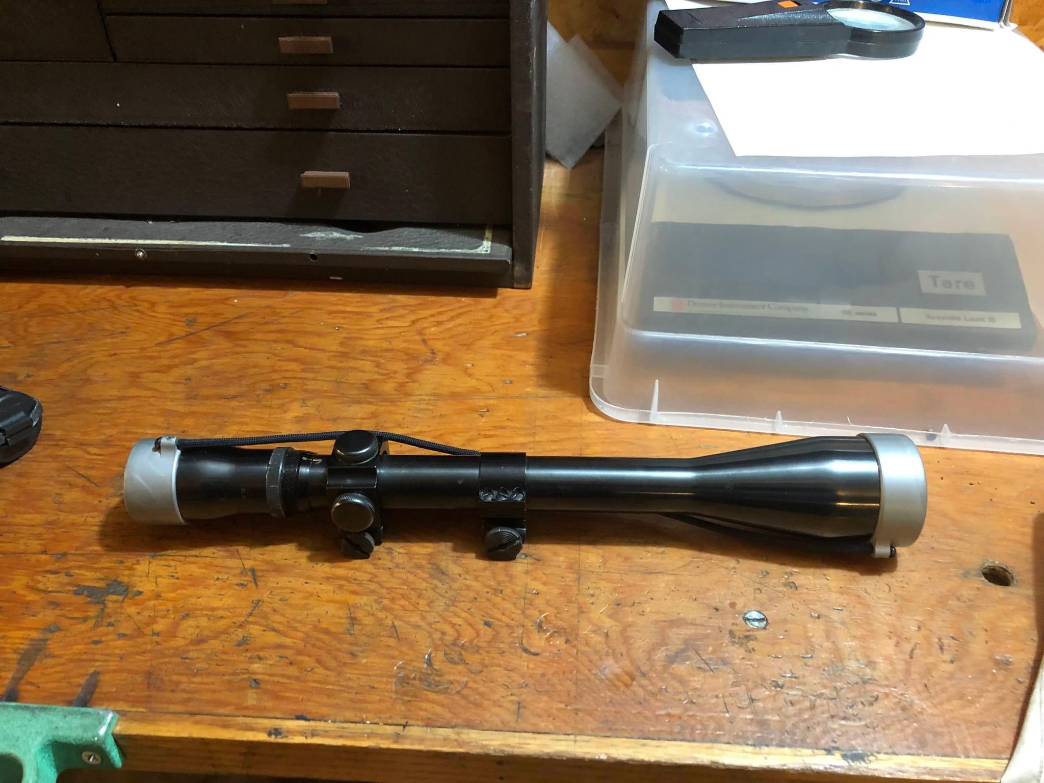 External Adjustment Weaver Scope – Scattered Shots