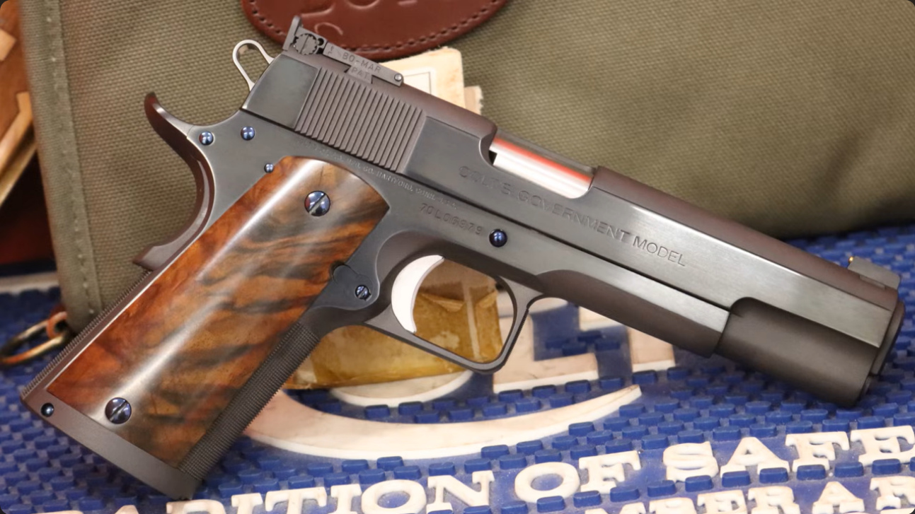 Ted Yost Pinnacle Grade 1976 Colt 1911 Government 9mm — Magwell, Square ...