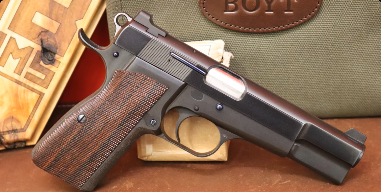Ted Yost Custom Browning Hi Power — Spegel Grips – Beavertail – 9MM ...